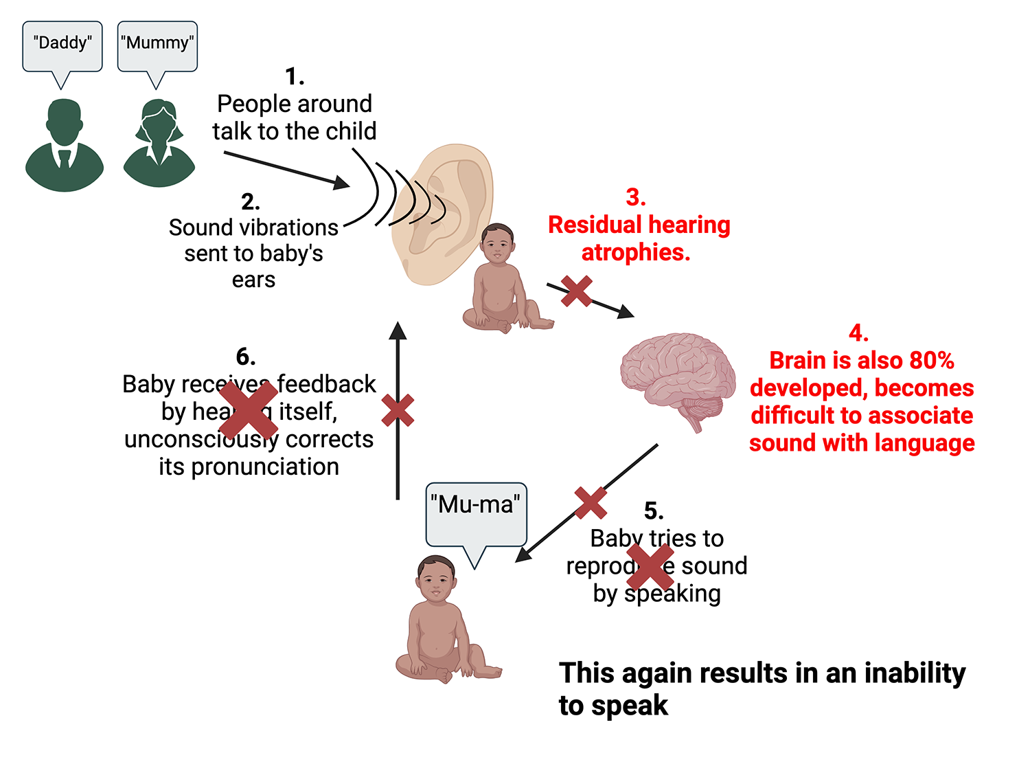 What happens if a child is diagnosed late?/Late diagnosis results in ...
